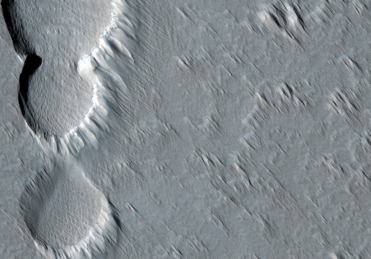 Pit Crater Chain South of Arsia Mons | Mars From Space