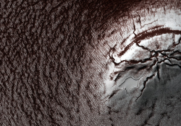 Icy Impact | Mars From Space