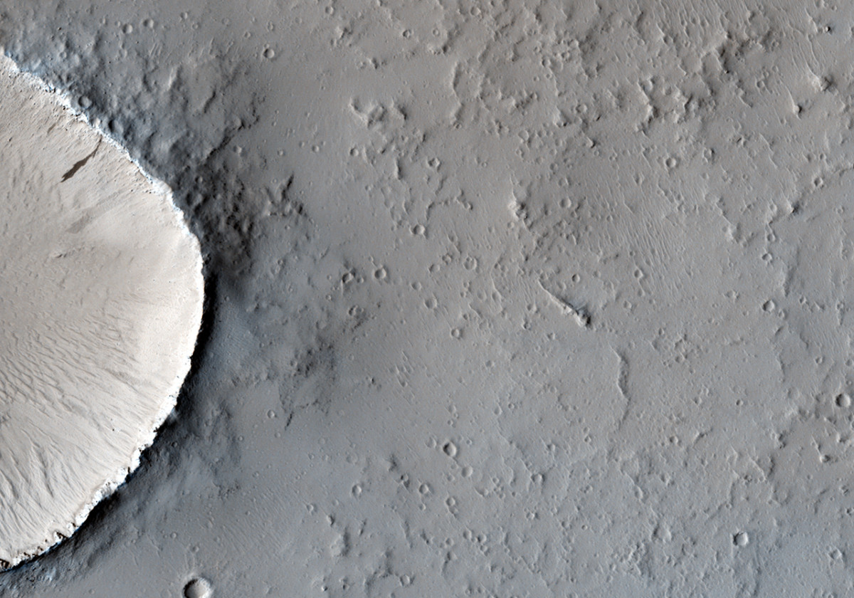 Shield Volcano with a Summit Caldera | Mars From Space