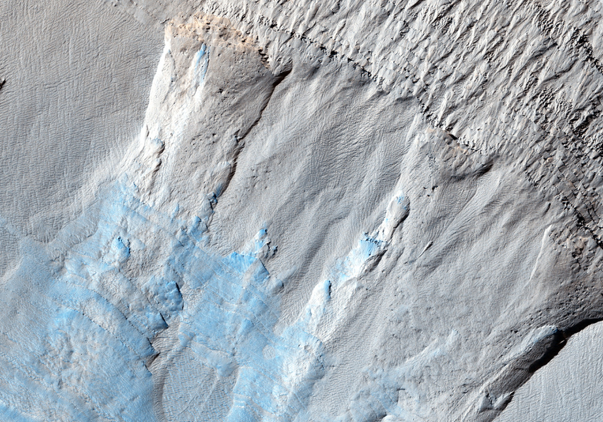 Erosion of Steep Scarp of the South Polar Layered Deposits | Mars From ...