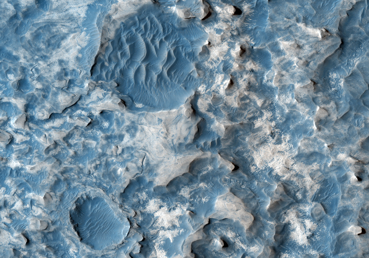 Northern Meridiani Etched Terrain and Hematite Plains Contact | Mars ...