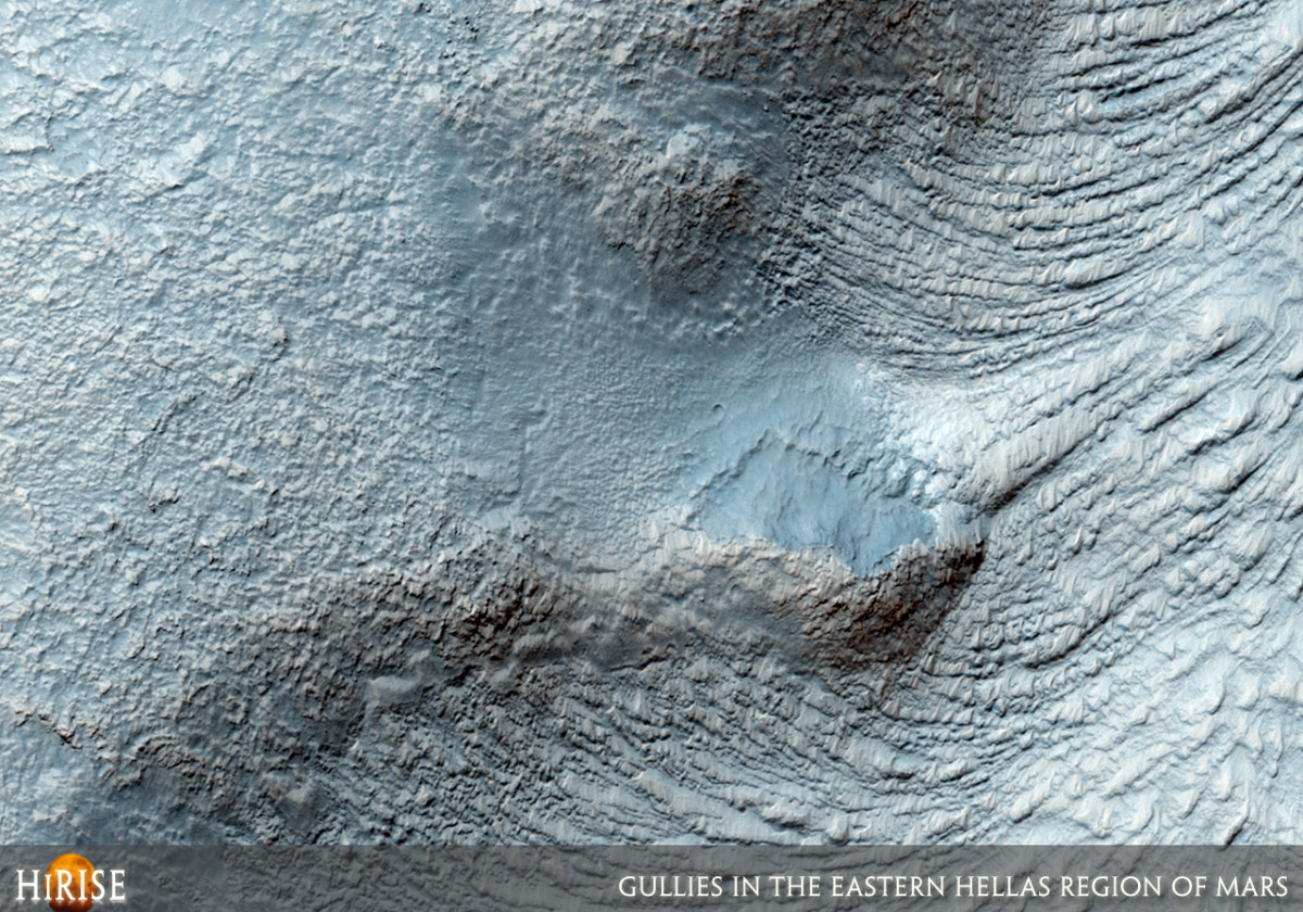 Gullies in the Eastern Hellas Region of Mars | Mars From Space