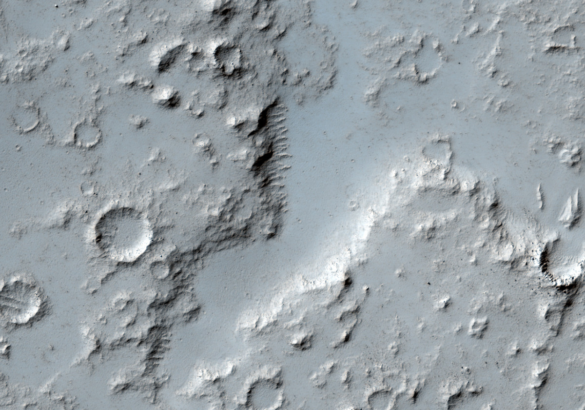Lava Flow Margin: Daedalia Planum | Mars From Space
