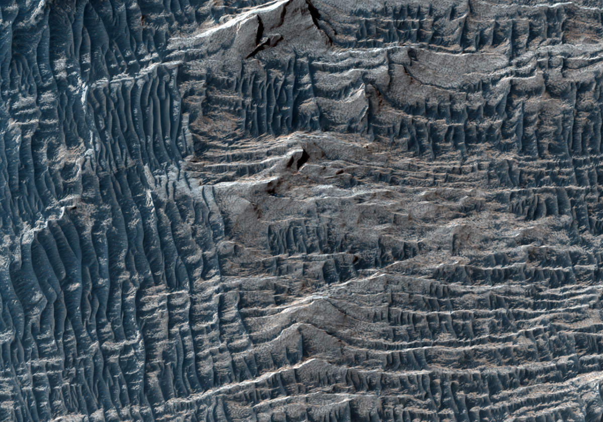 Layers in Candor Mensa | Mars From Space