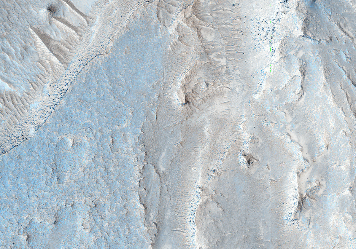 Strange Flow: Landslide, Impact Melt or Lava? | Mars From Space