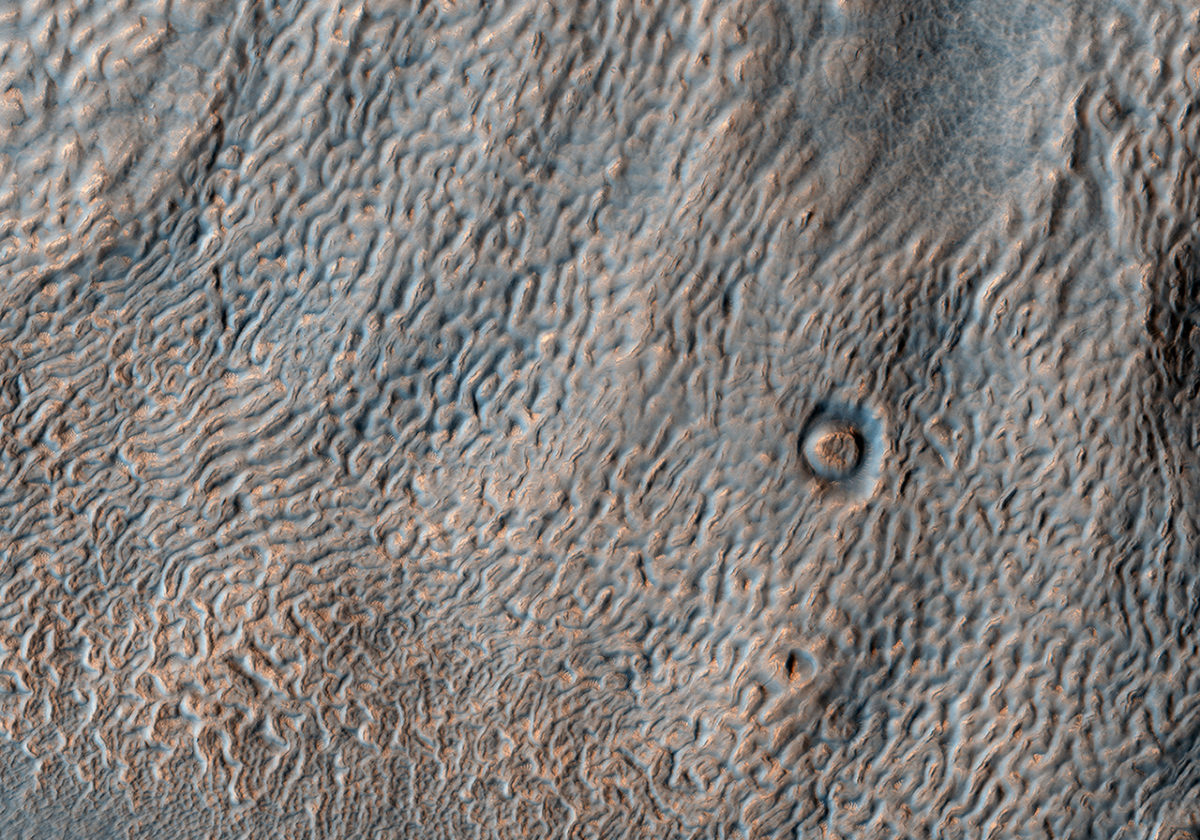 Textures in Deuteronilus Mensae | Mars From Space